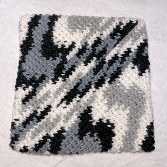 Hand Crafted | Kitchen | New Handmade Oven Mit Knit Double Thick Hotpad ...